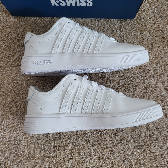 K-Swiss | Shoes | Nwt Kswiss Girls Leather Sneakers | Poshmark
